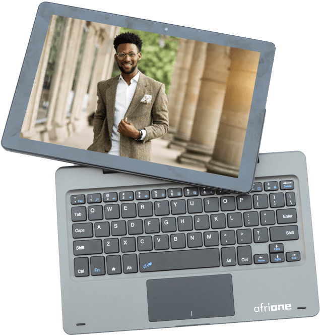 2 In 1 Transformer Tablet With Magnetic Docking Keyboard - Afrione